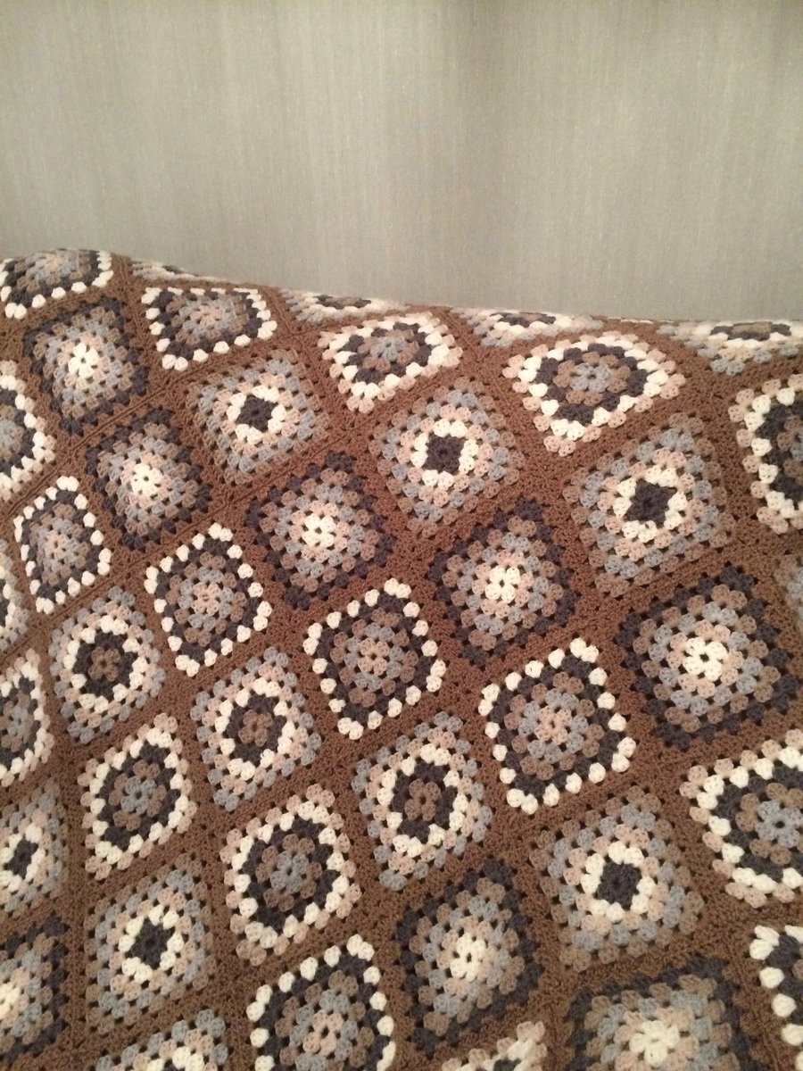 Beautiful Crocheted Throw, Lap blanket - Folksy
