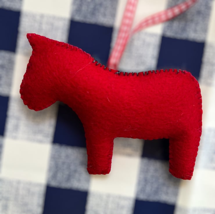 SALE Decoration Traditional Dala Horse - Folksy