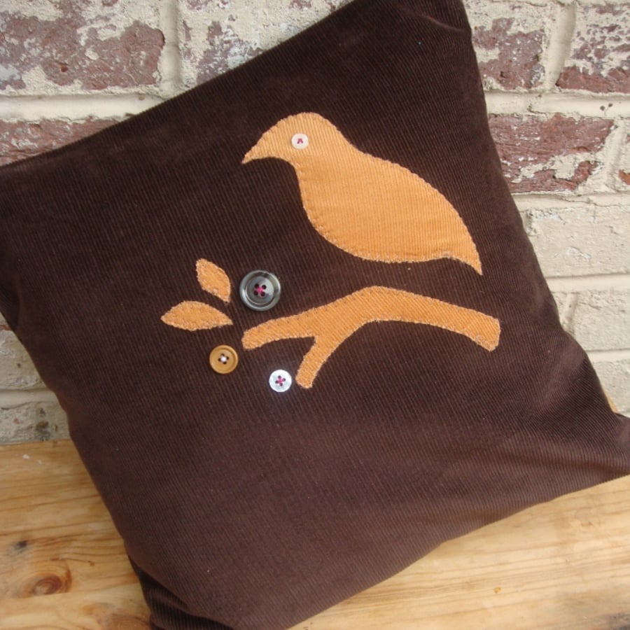 Cushion Bird - Folksy