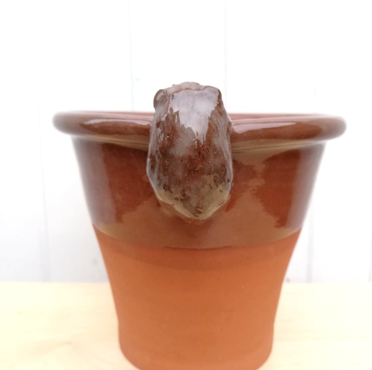 Handmade ceramic hedgehog plant pot unusual gar... - Folksy