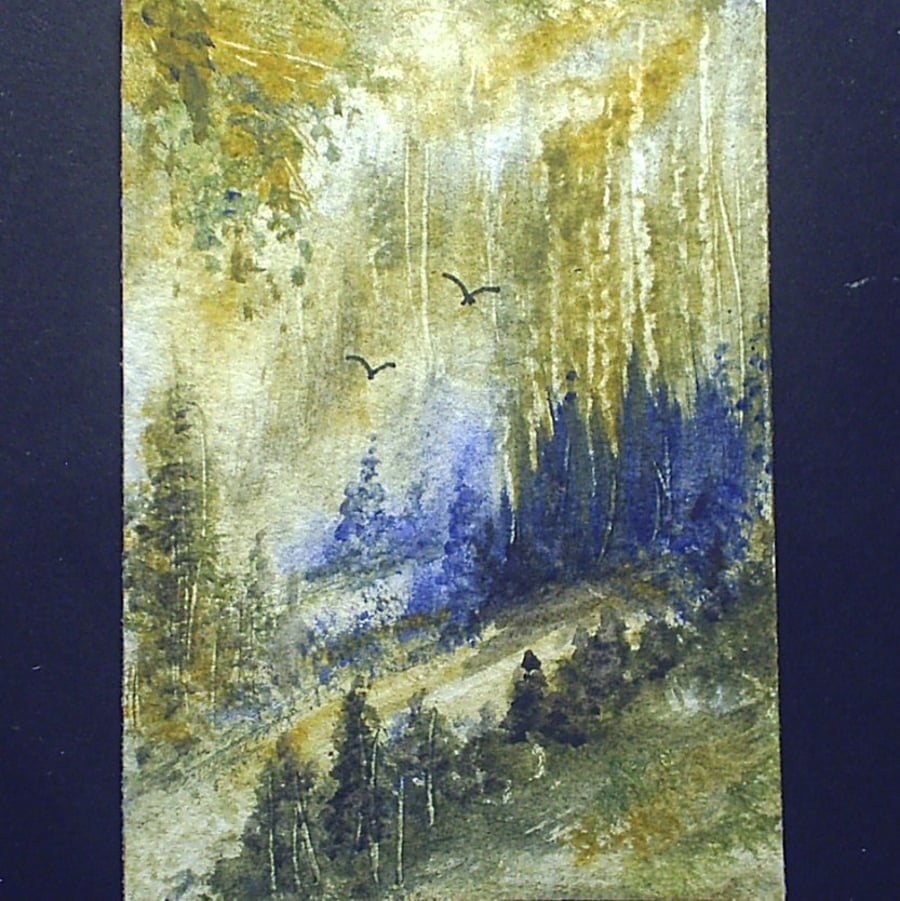 Art paintings aceo original painting - Folksy