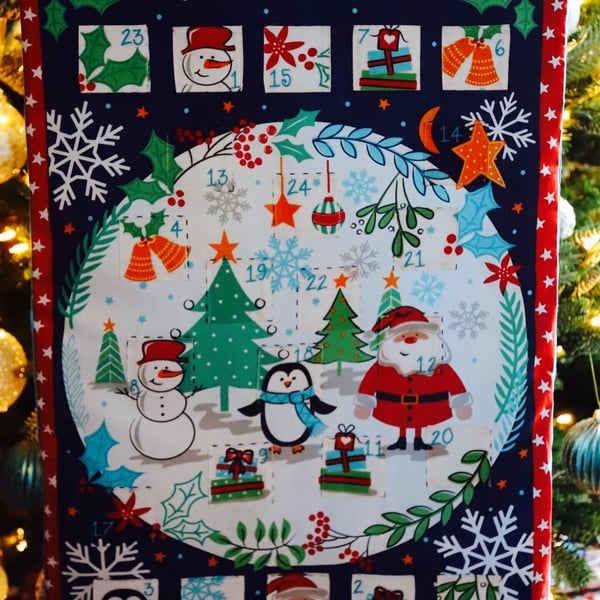 Snow Scene Advent Calendar - Folksy