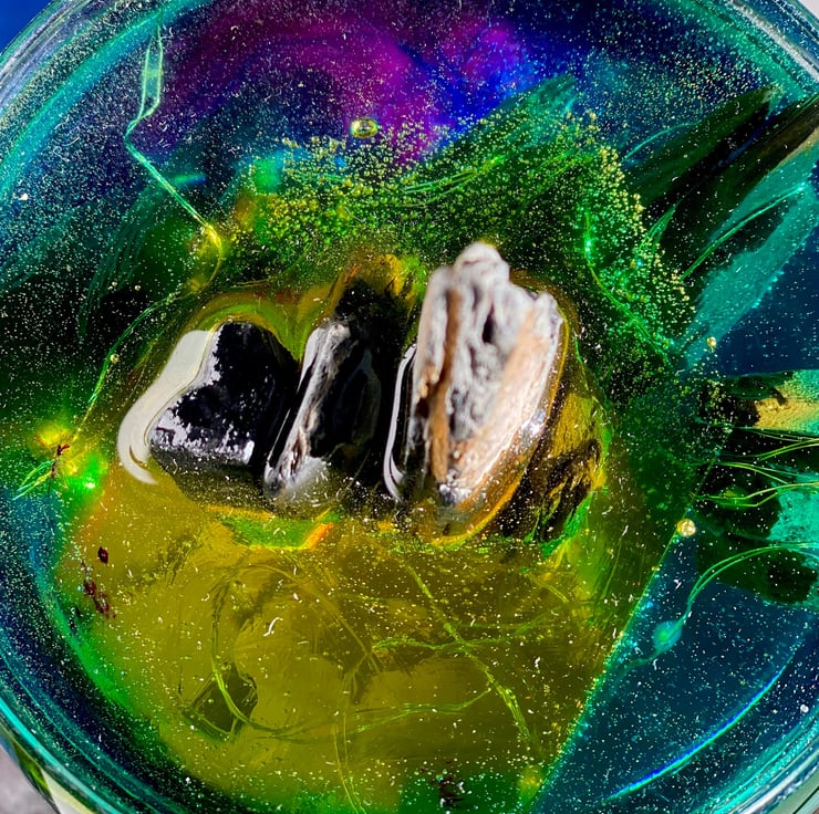 Welsh SeaSlate Snowdon inspired LED Battery Tab... - Folksy