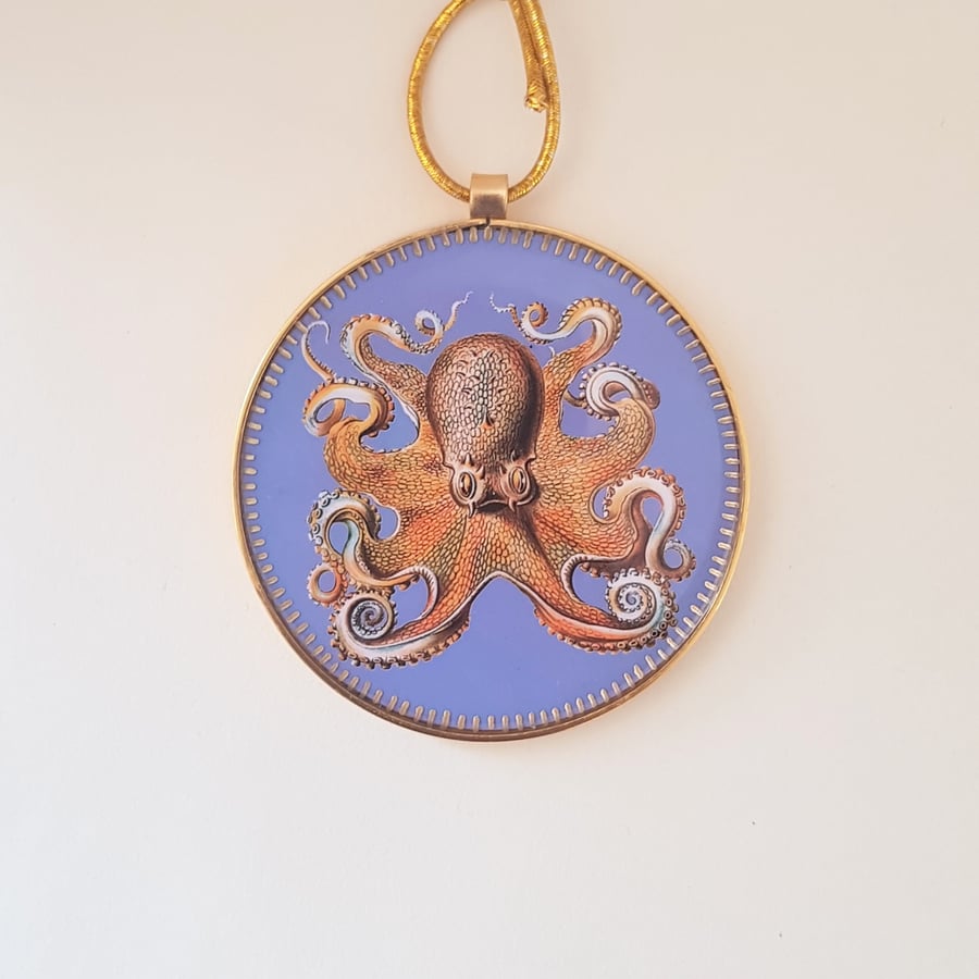 Vintage octopus decoration - Folksy