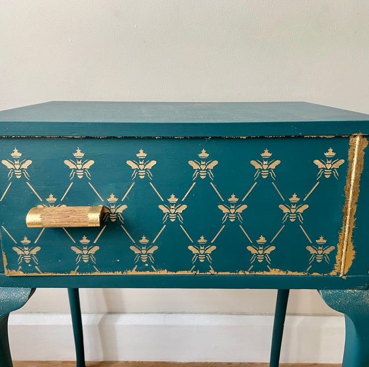 Unique Vintage Side Table, Cabinet , Night Stand - Folksy
