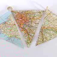 Map Bunting - Folksy
