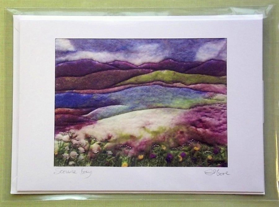 Handmade greetings card. Scottish Highlands, Sc... - Folksy