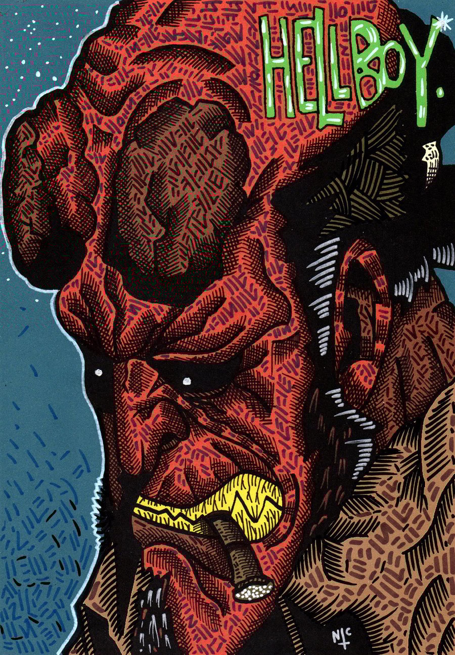 HELLBOY FAN ART - Folksy
