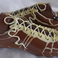 Hand-made Belgian chocolate football boot or a ... - Folksy
