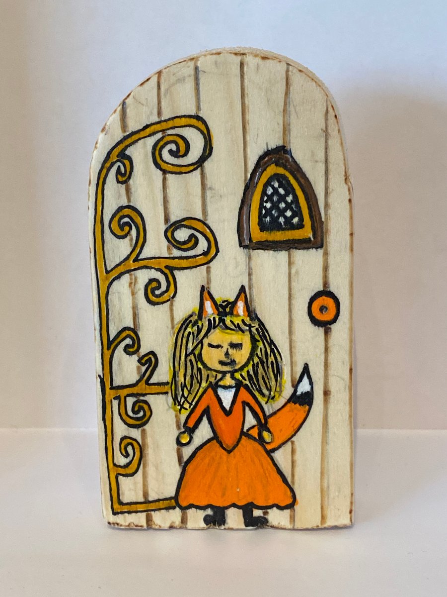 Little Fox Fairy Door - Folksy
