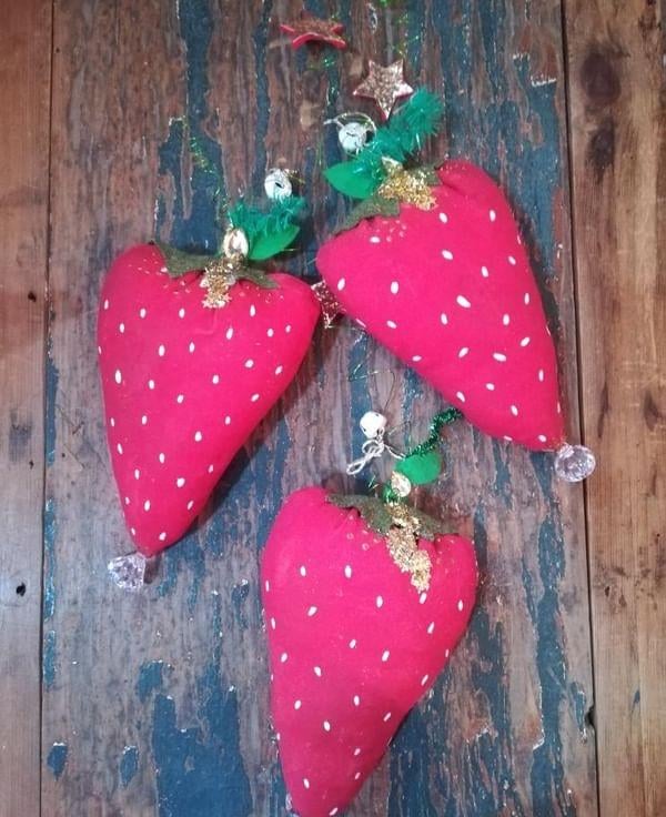 Magical strawberry decorations, wall hangings, ... - Folksy