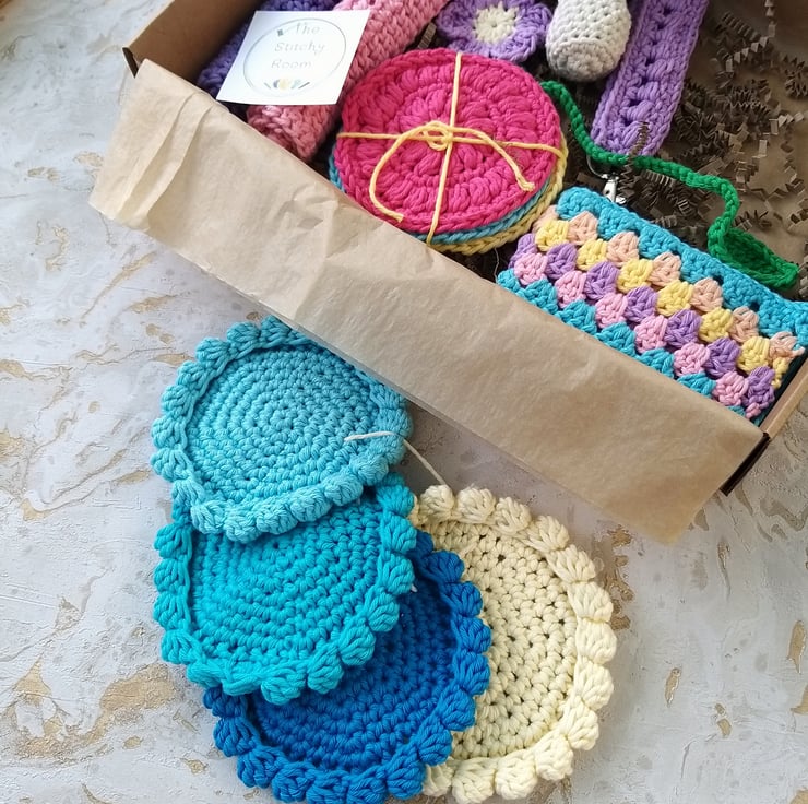 Crochet 'Maxi' Gift Set Cotton Bundle Of Goodies! - Folksy