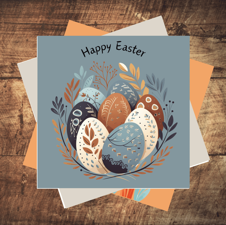 Easter Cards - Box Set of 8 different designed ... - Folksy