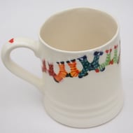 sock washing line mug - Folksy