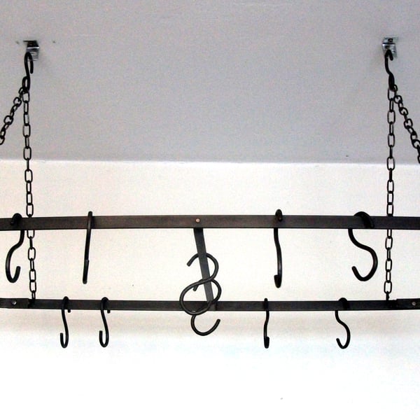 Ceiling Pot Rack - Folksy