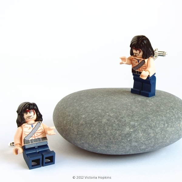 Rambo Lego Cufflinks - Folksy