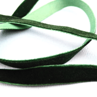 10mm Luxury green velvet ribbon, Dark Green rib... - Folksy