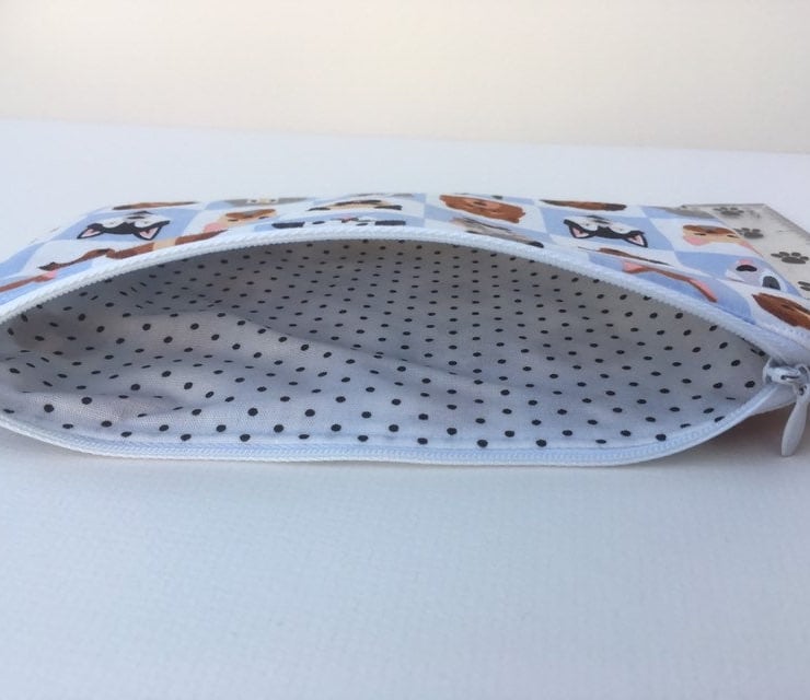 Dog Pencil Case, Gift, Stationery, Cute Dogs, F... - Folksy