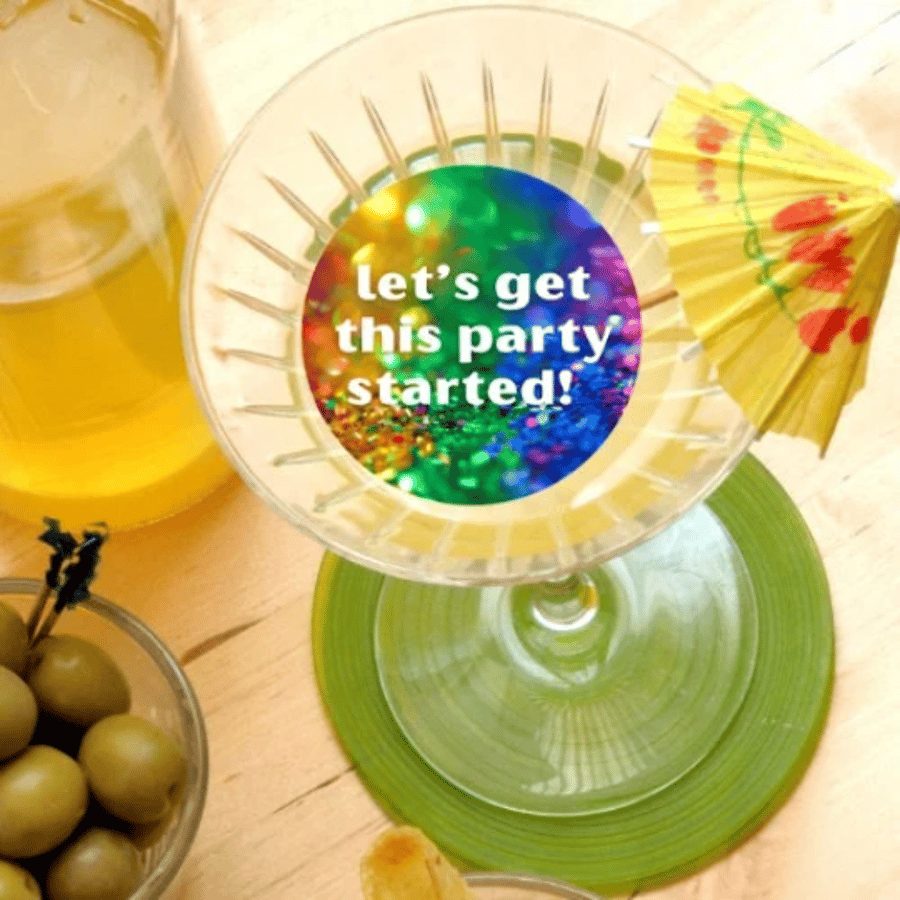 12 x personalised rainbow edible premium wafer ... - Folksy