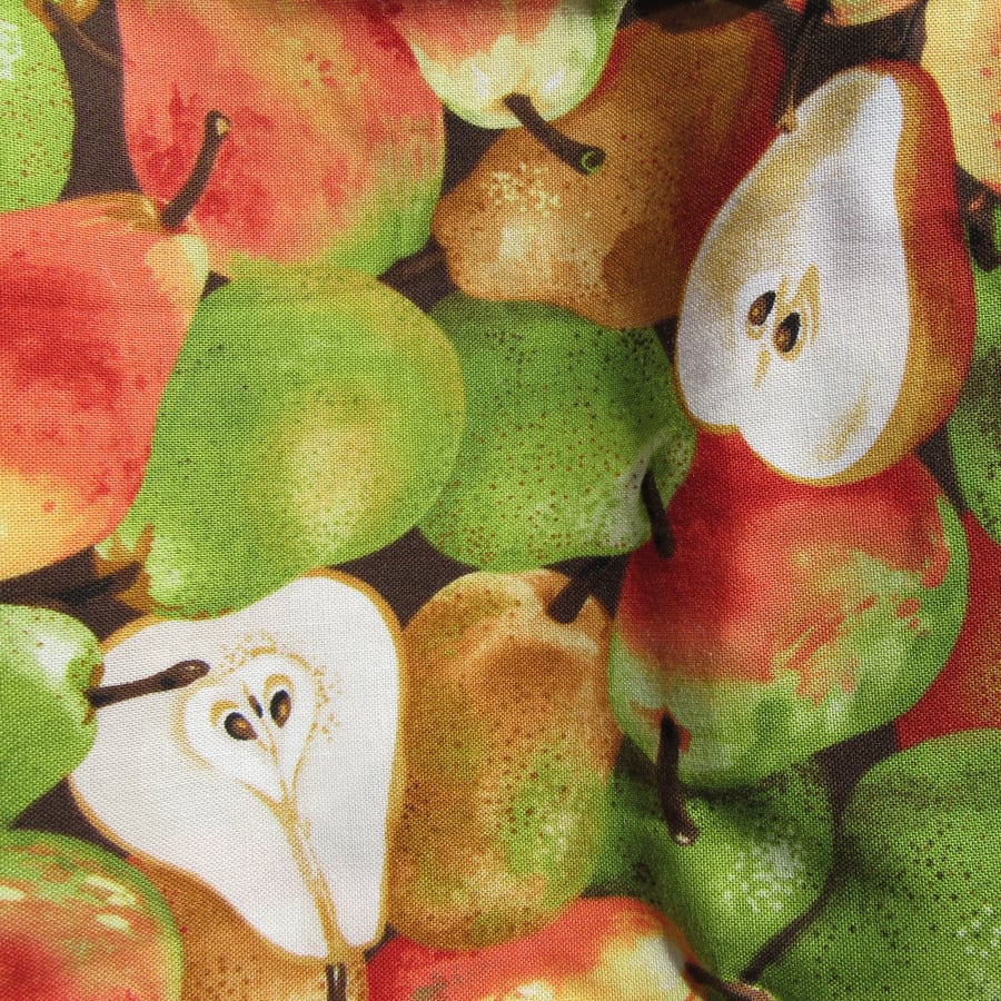 Pear Print - Cotton Fabric - Folksy