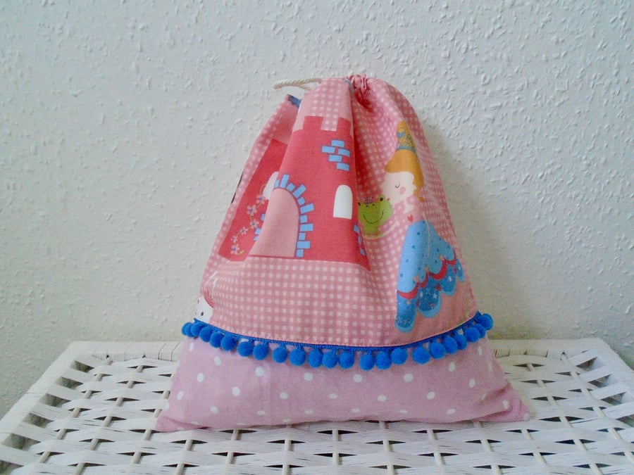 Cotton Drawstring Bag - Folksy