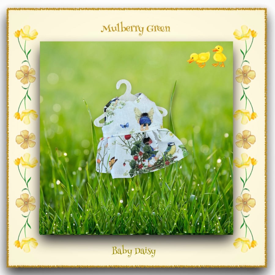 Meadow Elves Dress for Baby Daisy - Folksy