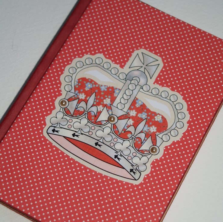 Crown Notebook - Folksy