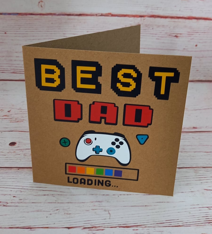 Birthday Cards for Gamer Dads - Computer games ... - Folksy