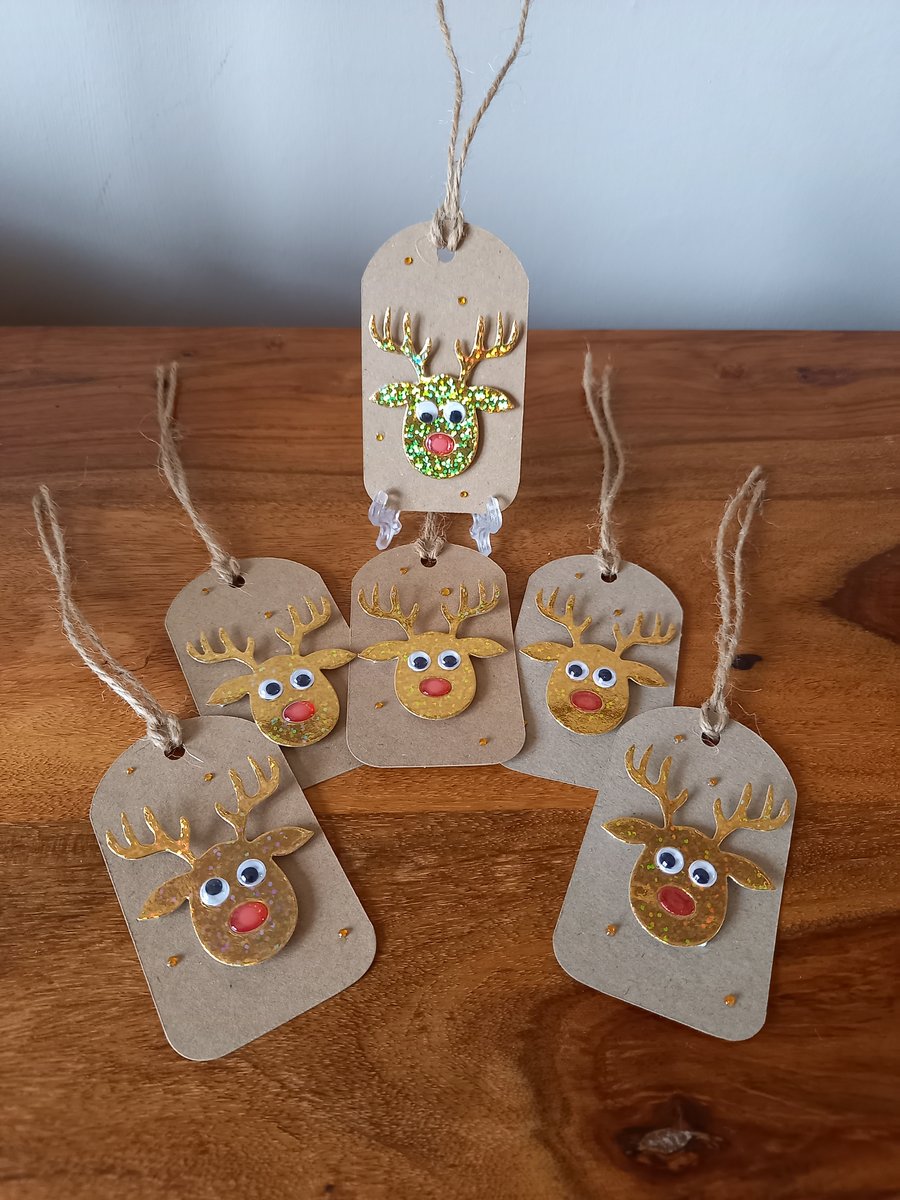3D Christmas Gift Tags - Folksy