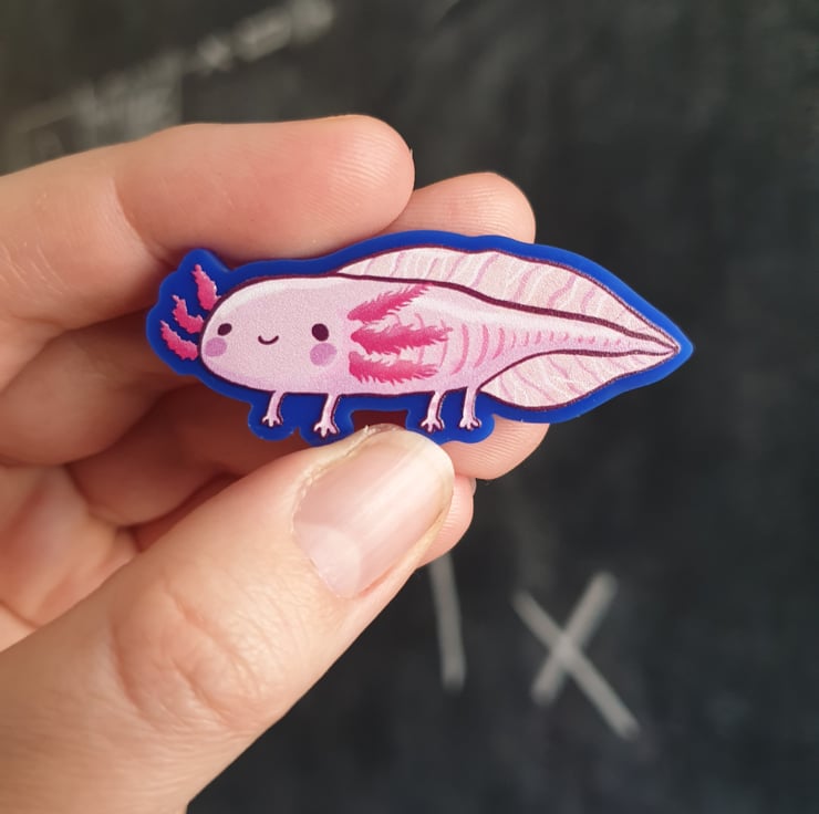 Axolotl Pin - Folksy