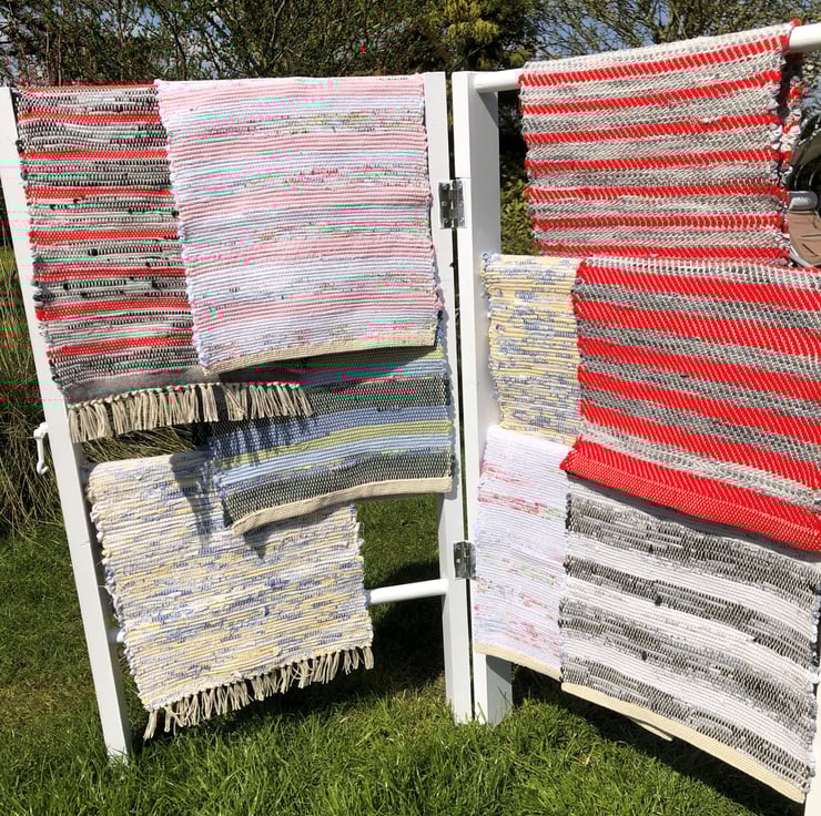 The Rose Rag Rug - Folksy