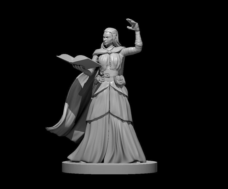 Arch Mage - 3D Printed Resin DnD Pathfinder Fig... - Folksy