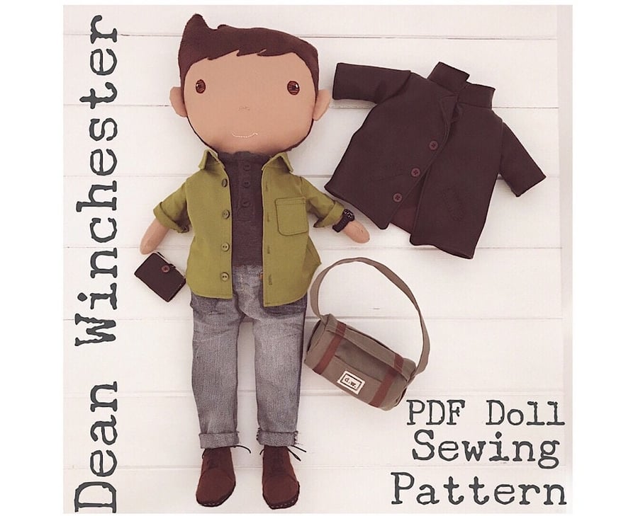 Digital PDF Sewing Pattern for Supernatural TV ... - Folksy