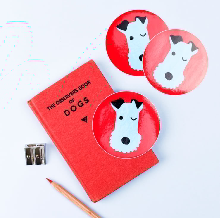 Three Dog Stickers - Folksy