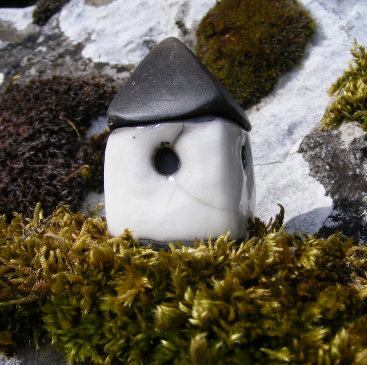 Miniature square house - Folksy