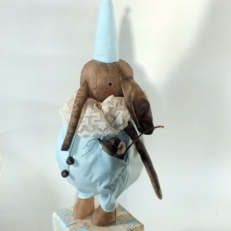 Ellie on Alphabet Block - Folksy