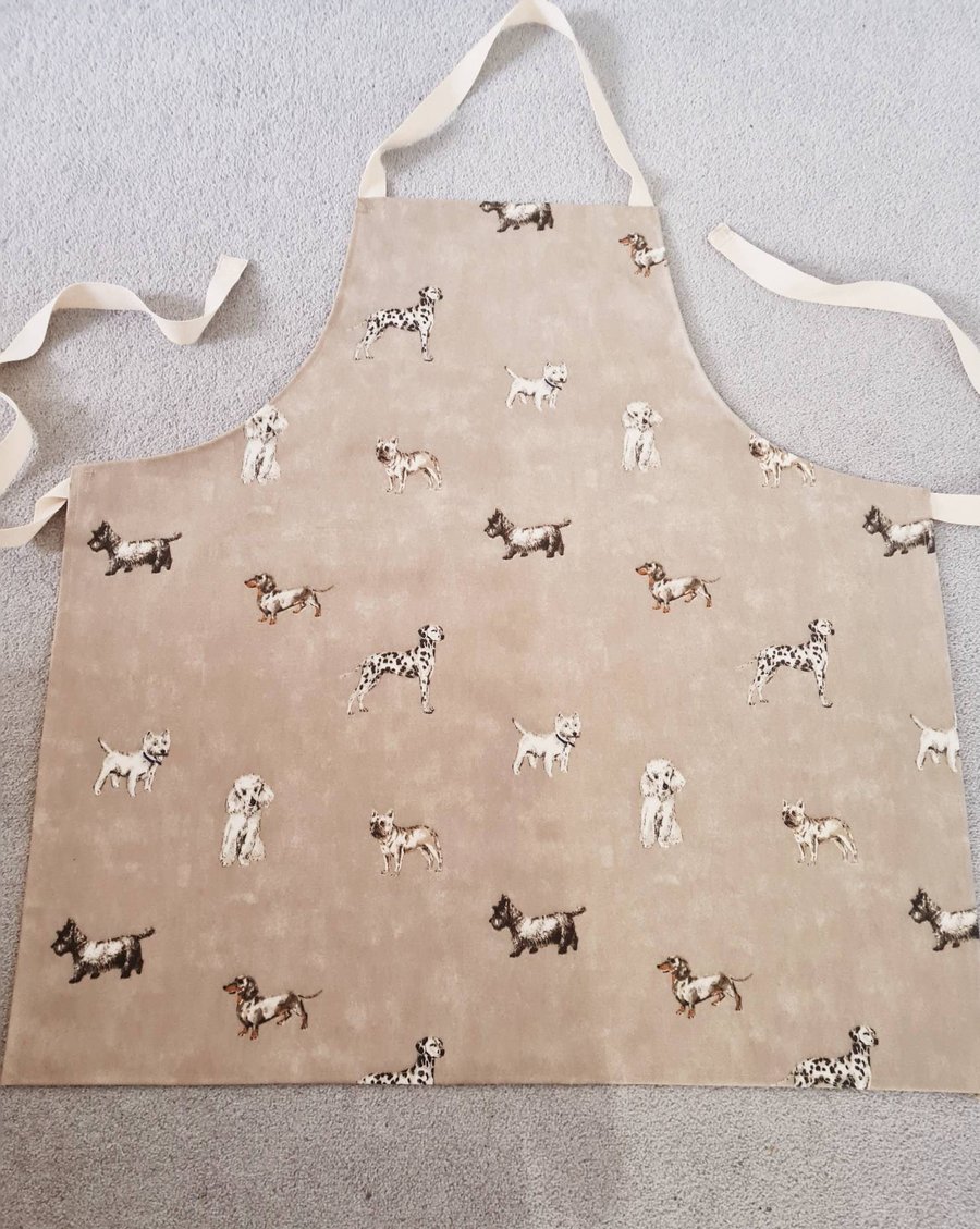 Handmade Dog Breeds PVC Adult and Childrens Aprons - Folksy