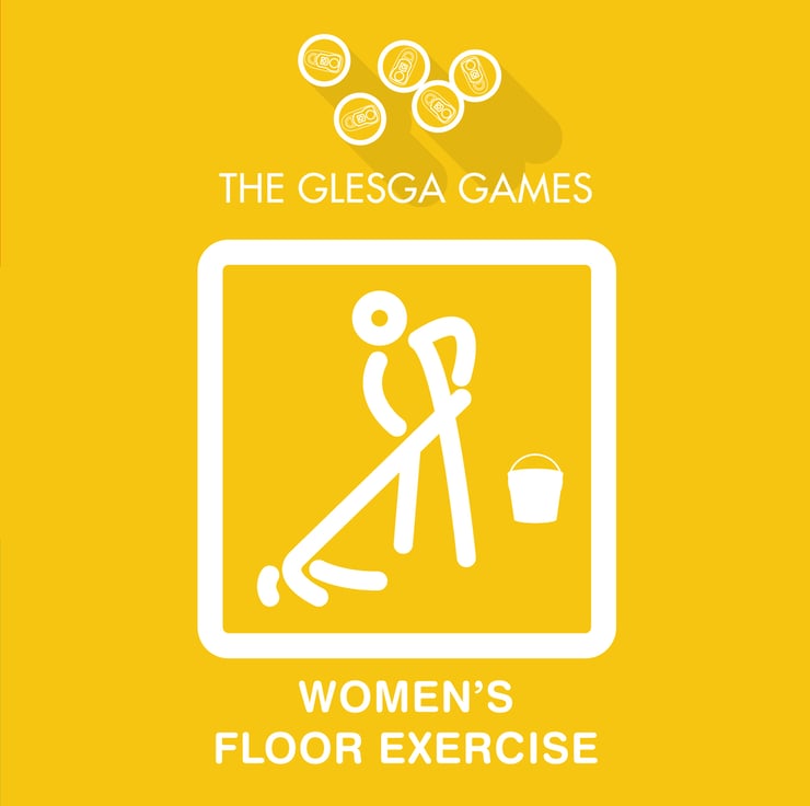 'Glesga Games' set of 9 cards - Folksy