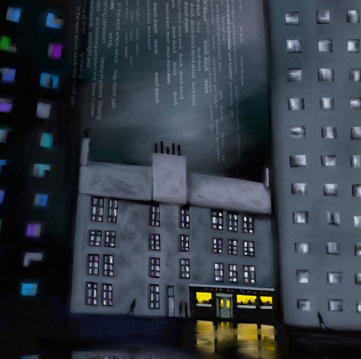 No Fur' Budgin' - Large, Giclee Print - Folksy