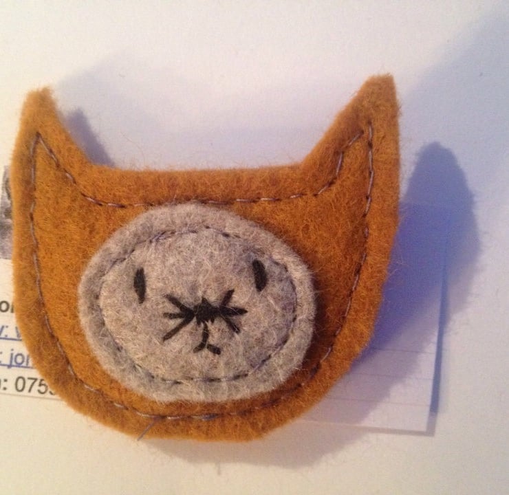 Felt badge - Folksy