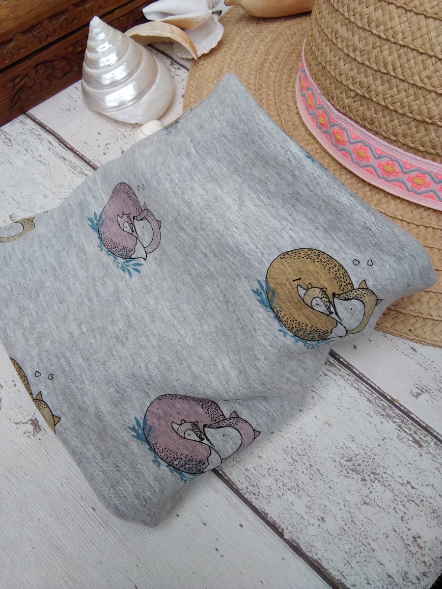 Dog Snood Medium Fox Print - Folksy