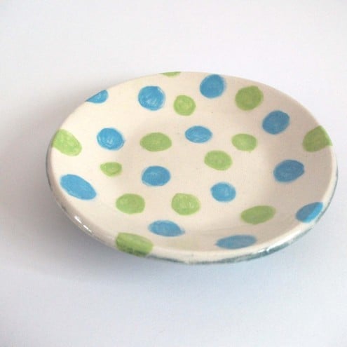cute, spotty cupcake plate - Folksy