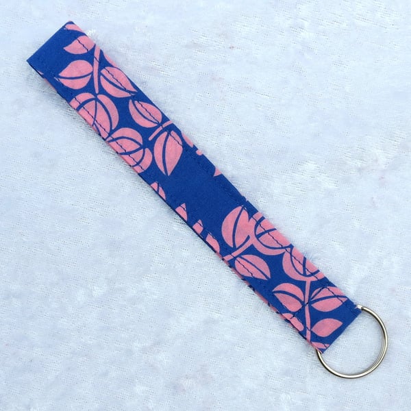 Liberty Tana Lawn wristlet, key wristlet, key ring - Folksy