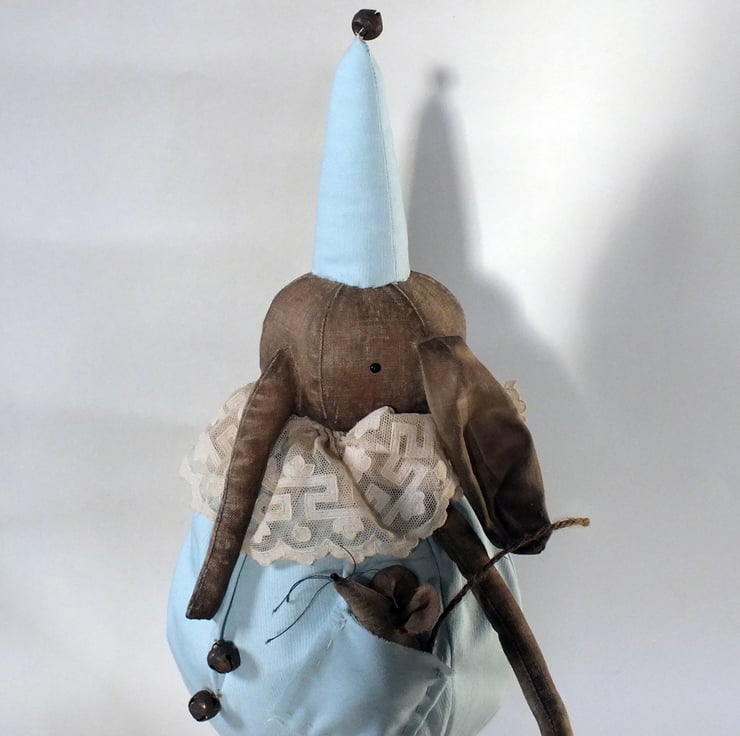 Ellie on Alphabet Block - Folksy