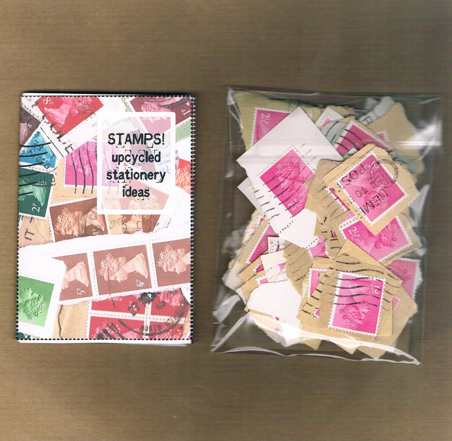 TICKLED PINK Upcycling Craft Set - Mini Zine &a... - Folksy