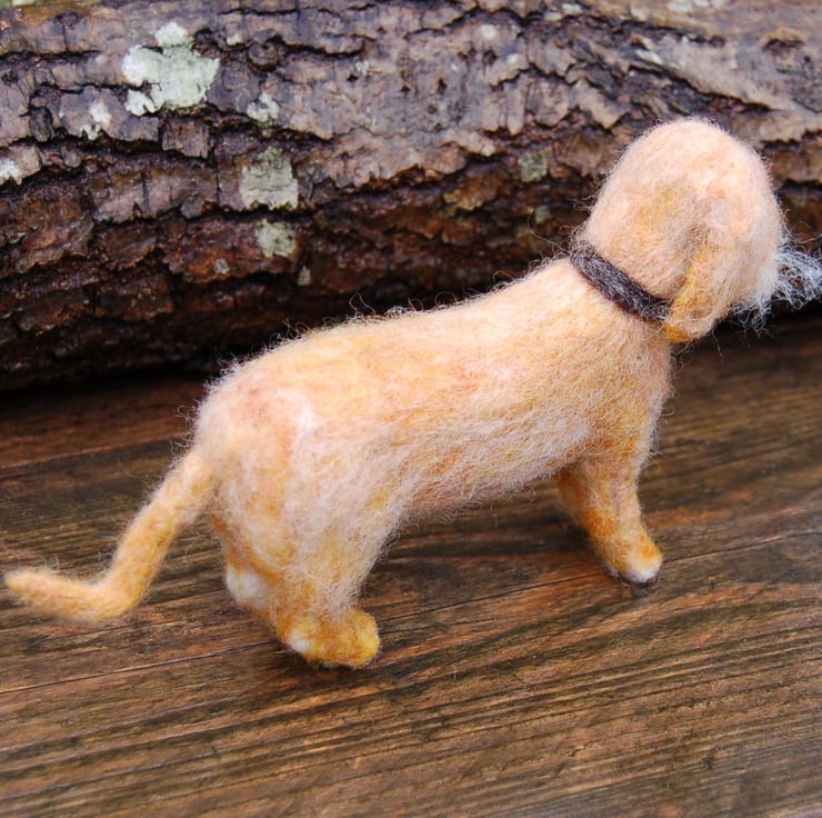 Seconds Sunday - Needle felt Dog - Needle felte... - Folksy