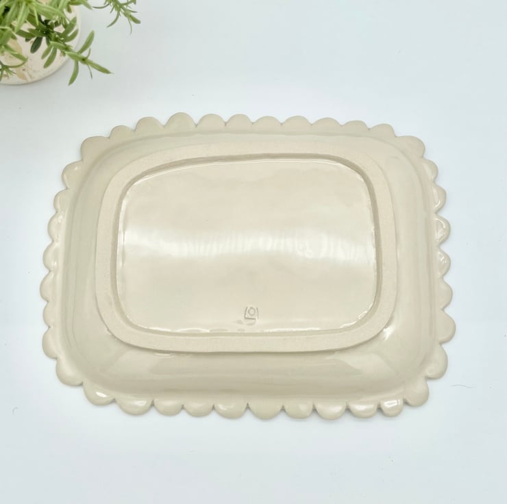 Unique Handmade Serving Platter with Dogs and F... - Folksy