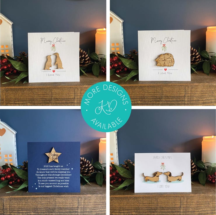 Christmas Card Personalised Christmas Card Nort... - Folksy