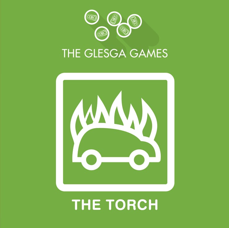 'Glesga Games' set of 9 cards - Folksy