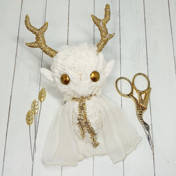 Golden Woodland Wisp Spirit C - Folksy
